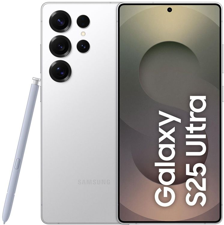 SAMSUNG GALAXY S25 ULTRA 256GB WHITESILVER TITAN FABRIKNEU! (Neu und ...