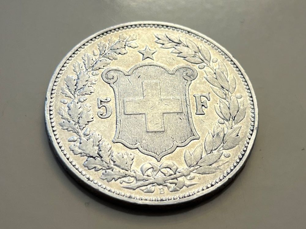 5 Franken 1888, RARE!!! (Gebraucht) in Tägerwilen für CHF 600 – mit Lieferung auf Ricardo kaufen