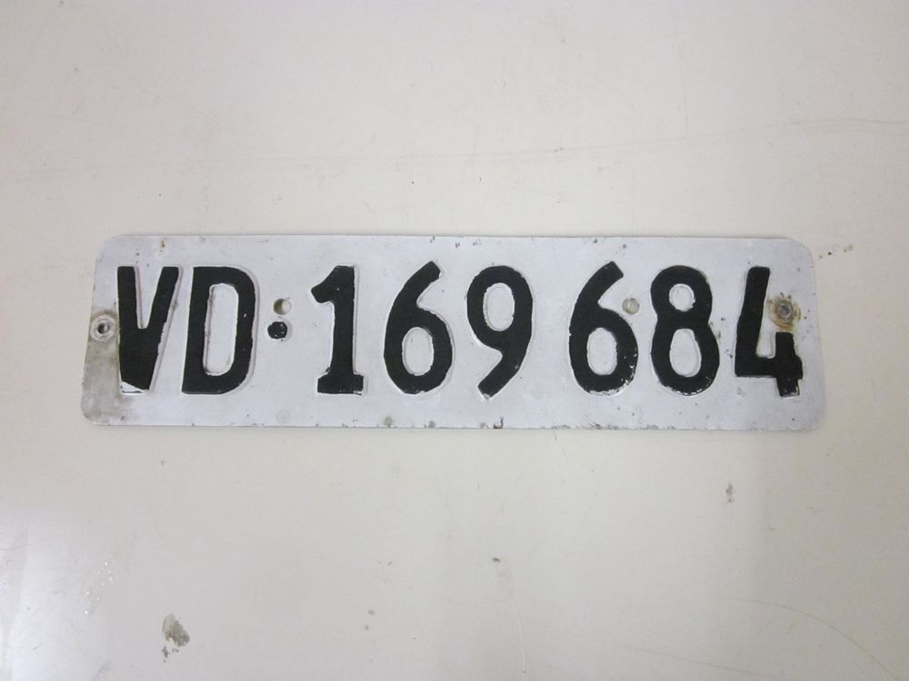 Antik Autonummer Plaque Voiture VD Oldtimer | Acheter sur Ricardo
