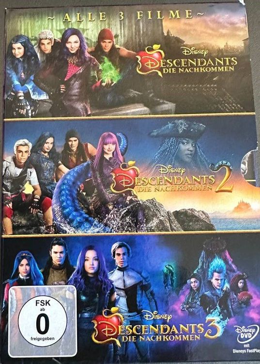 Disney Descendants 1-3 DVD Box Set Filme (Gebraucht) in Beringen für ...
