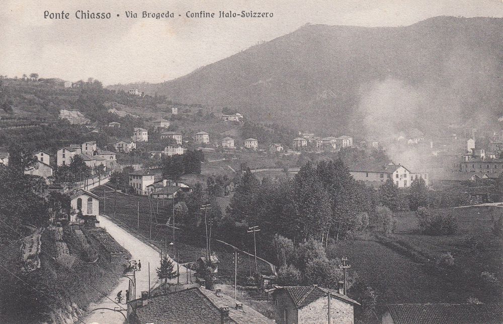 AK Ponte Chiasso Via Brogeda - Confine Italo-Svizzero 1900 | Kaufen auf ...