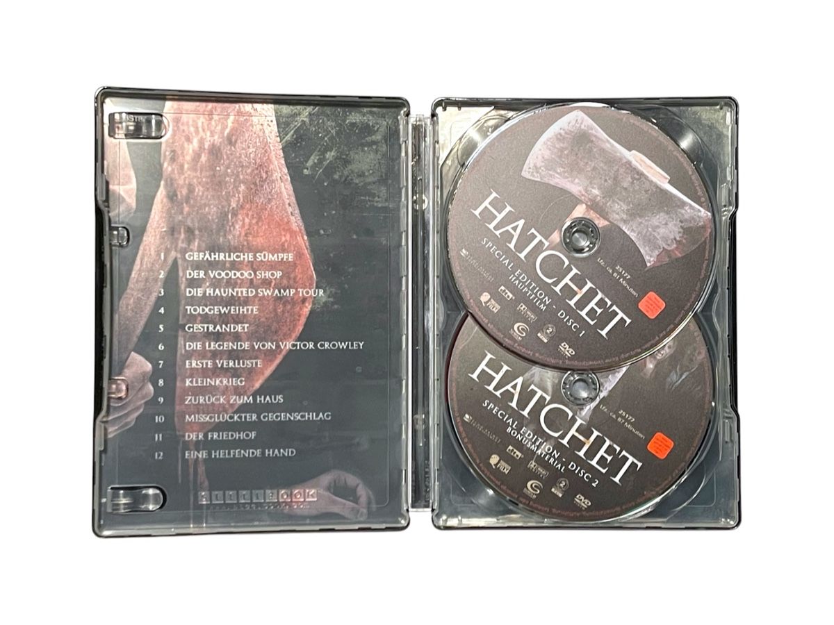 HATCHET - 2 Disc Special Edition Steelbook DVD PAL (Gebraucht) in ...