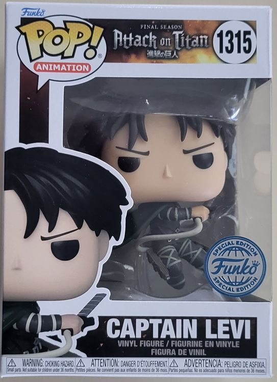 Funko Pop Attack On Titan Captain Levi (Neuf avec emballage d'origine ...