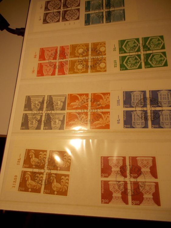 Set Dauermarken Architektur, Viererblocks, ET-o | Kaufen auf Ricardo