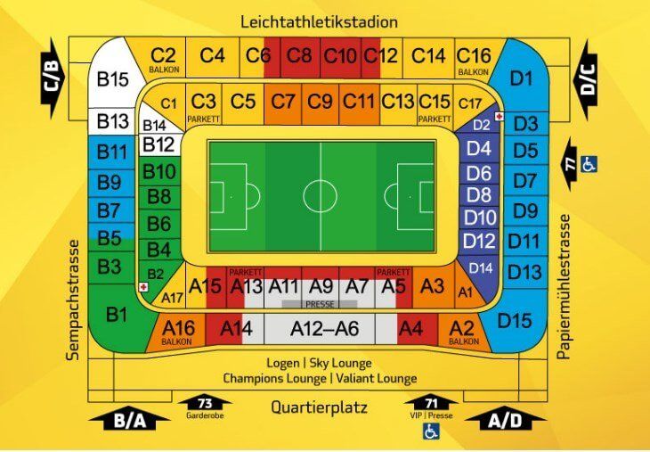 YB Tickets, 2 Sitzplätze Block A13 (Gebraucht) in Worb für CHF 93 – mit ...