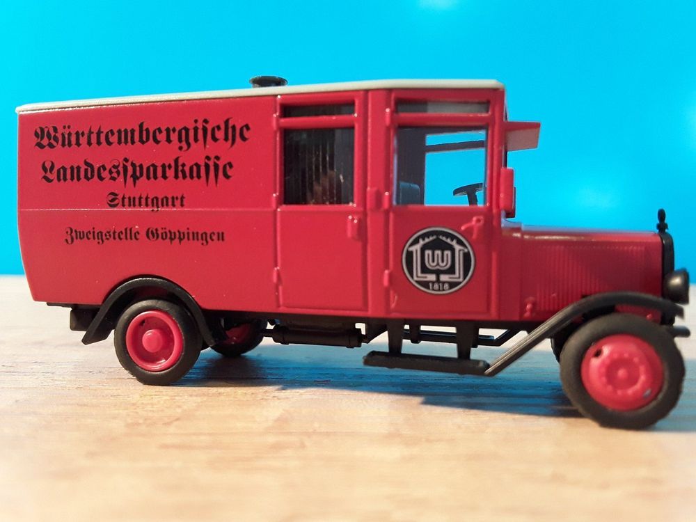 Modellbahn Märklin Lastwagen Sparkasse Stuttgart _ Spur H0 (Gebraucht ...