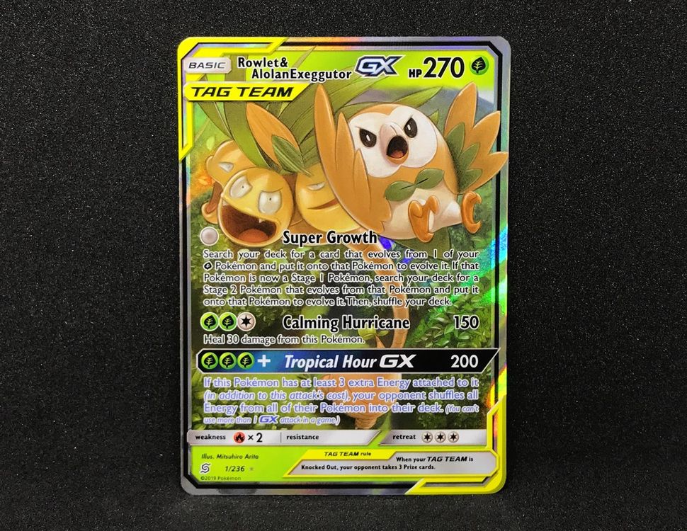 Rowlet & Alolan Exeggutor GX - Pokemon | Kaufen auf Ricardo