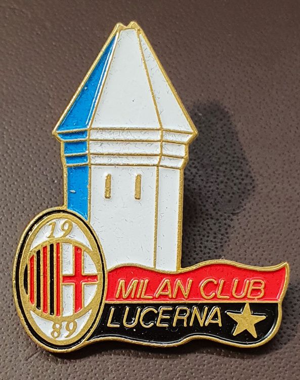S495 - Pin Luzern Kapellbrücke - Milan Club Lucerna 1989 (Gebraucht) in Reinach BL für CHF 2 ...