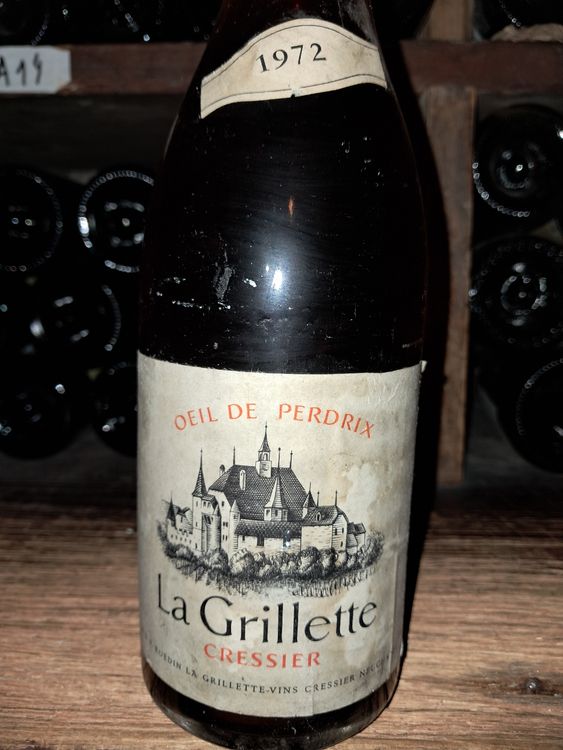 Oeil de Perdrix domaine viticole La Grillette 1972 (Neuf avec emballage ...