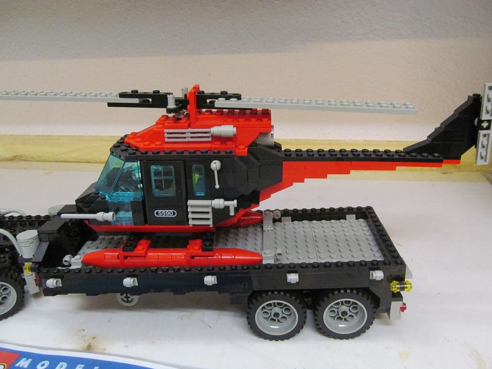 LEGO 5590 MODEL TEAM TRUCK MIT HELI AUF TIEF LADER | Kaufen auf Ricardo
