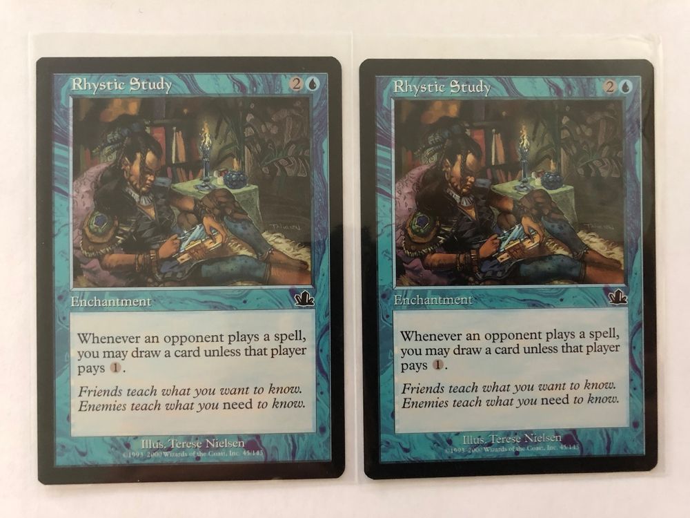 Magic the Gathering - 2x Rhystic Study | Kaufen auf Ricardo