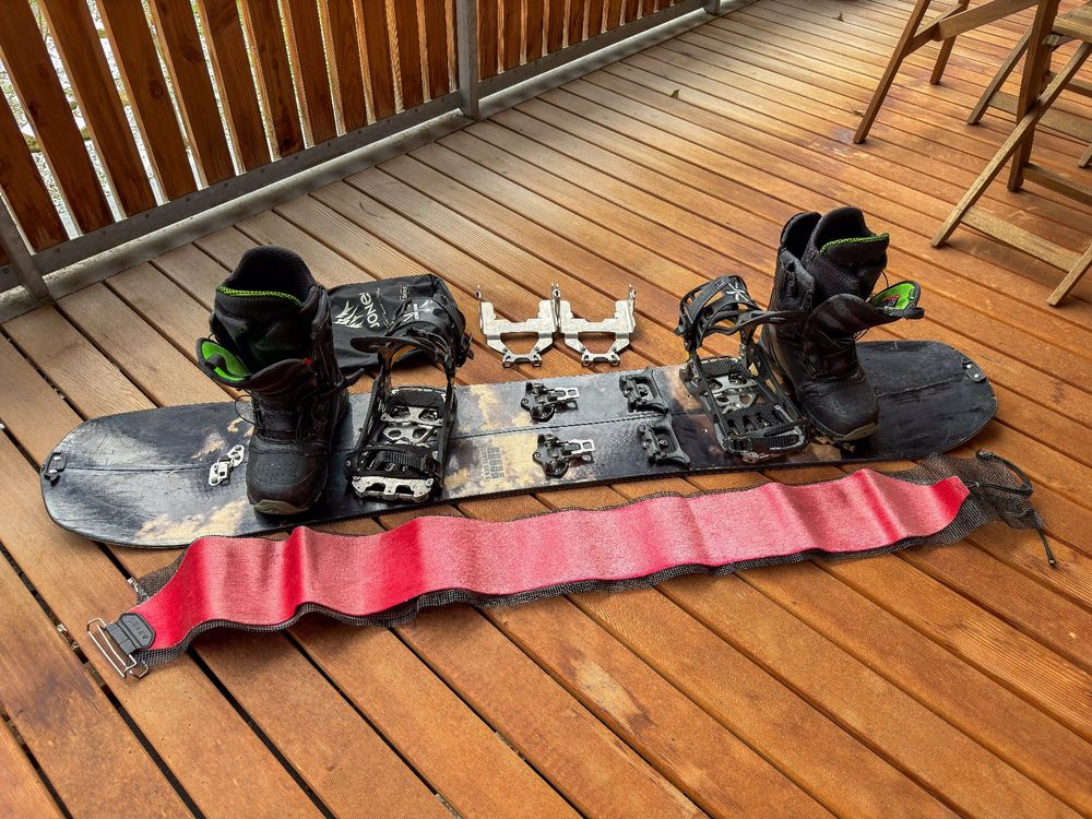 Gebrauchtes Premium Jones Splitboard Set mit Zubehör (Gebraucht) in ...