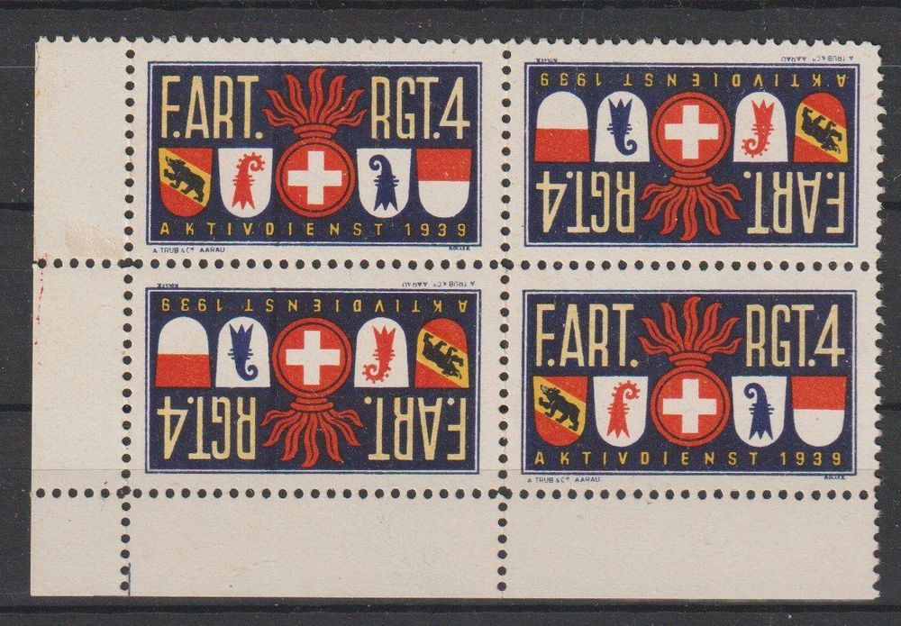 KEHRDRUCK, F ART RGT 4, Wit 42a/1, Fr 20.-- | Kaufen auf Ricardo