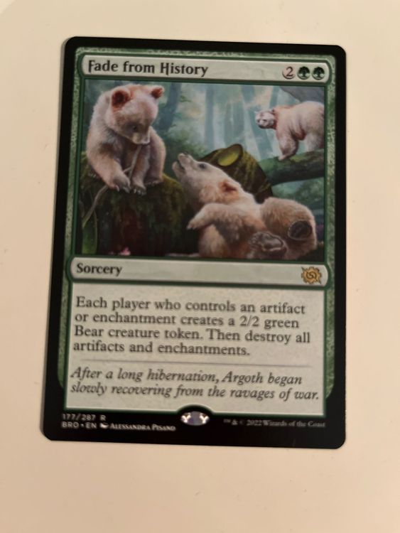 1 x Fade from History - Magic: The Gathering - MtG (Gebraucht) in ...