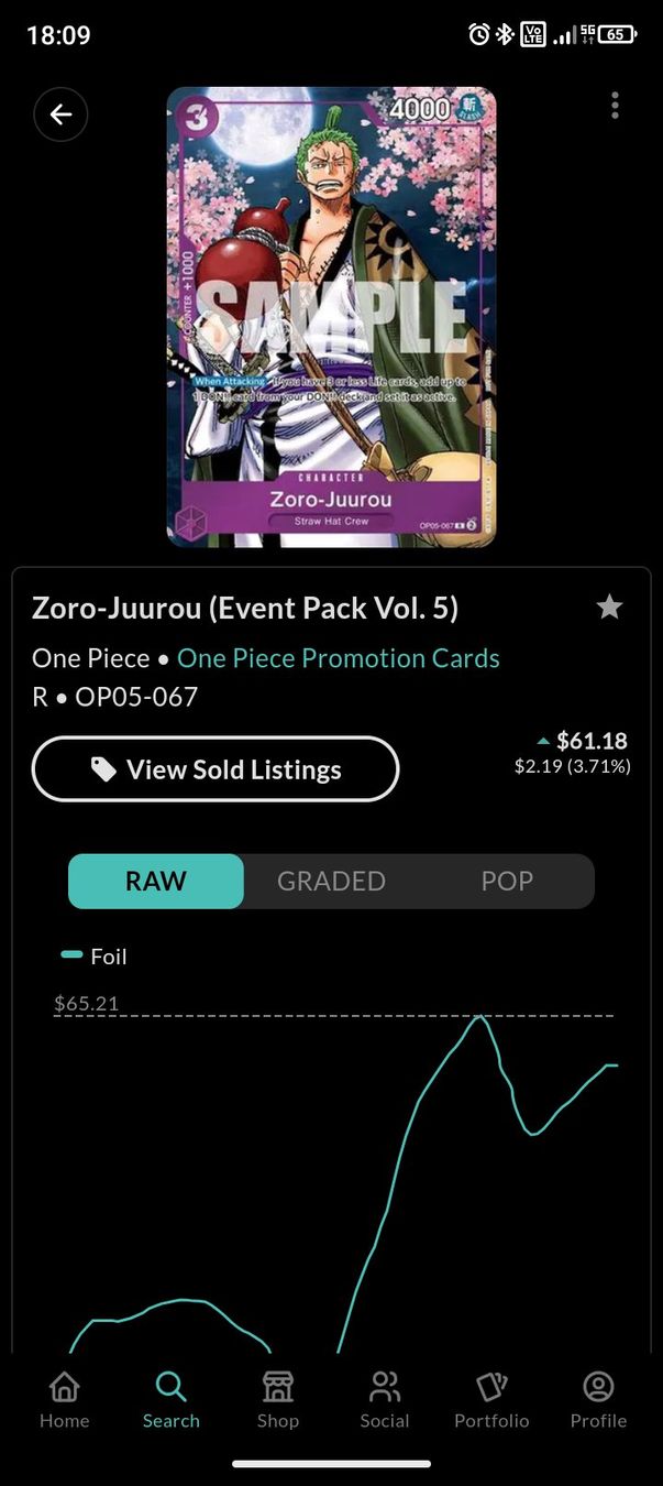 One Piece | Zoro-Juurou (Event Pack Vol. 5) (Gebraucht) in Wettingen ...