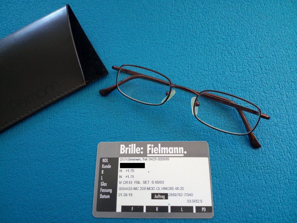 Fielmann Lesebrille +1.75 (2te von 2) | Kaufen auf Ricardo