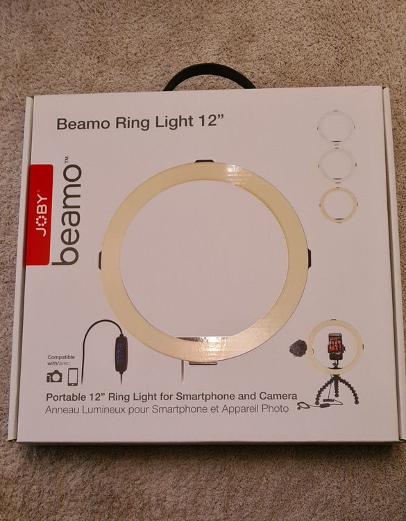 beamo Ring Light 12" neu ungeöffnet (Neu und originalverpackt) in Bad ...