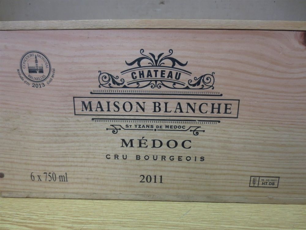 6 Fl. Maison Blanche Médoc 2011 OHK.#54 (Neu und originalverpackt) in Schöftland für CHF 72 ...