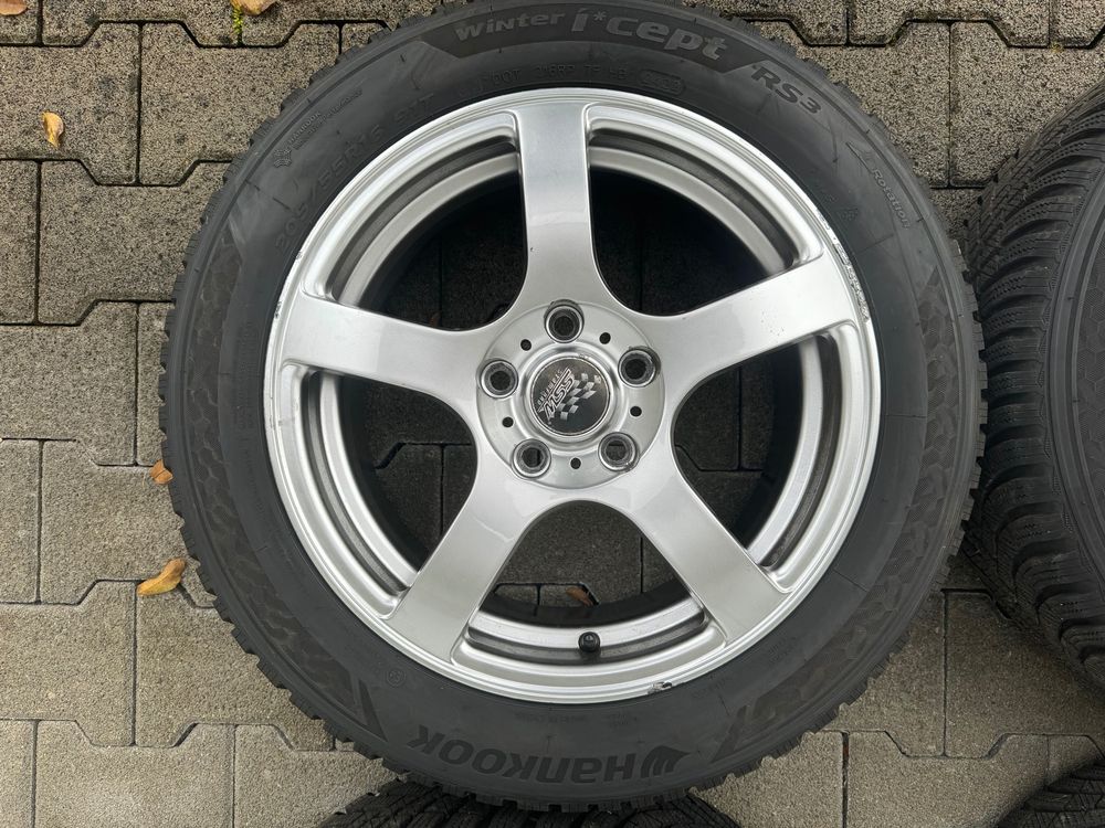 4 Kompletträder mit neuwert. Hankook Winterreifen 205/55 R16 (Gebraucht) in Boniswil für CHF 165 ...