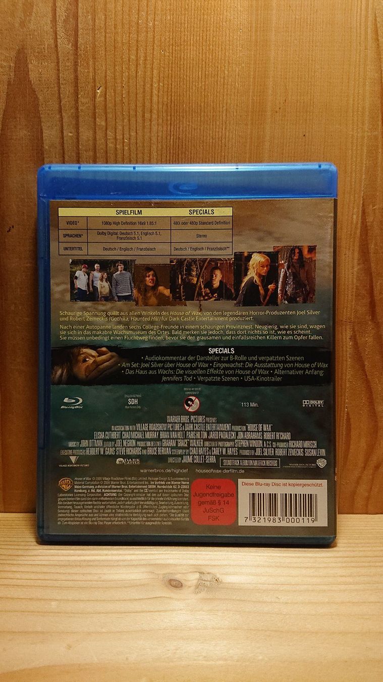 HOUSE OF WAX Blu-Ray mit Elisha Cuthbert (Gebraucht) in Wilderswil für CHF 6.9 – mit Lieferung ...