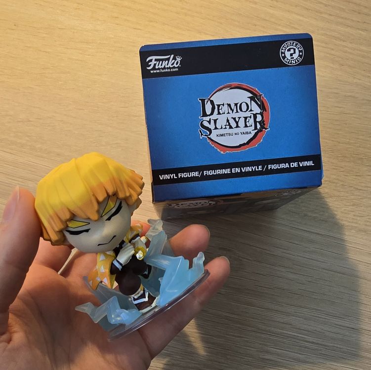 Funko Mystery Minis Demon Slayer: Zenitsu Agatsuma Vinyl Fig (Neu ...