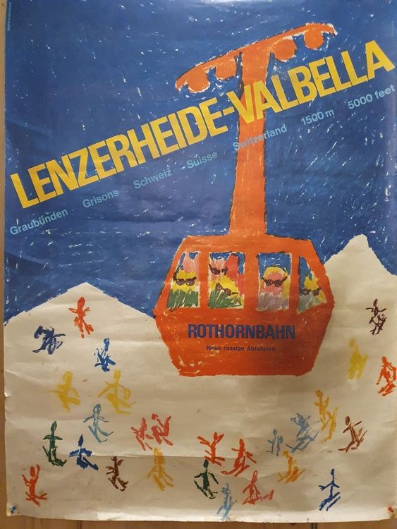 Plakat Lenzerheide-Valbella Rothorn (Gebraucht) in Chur für CHF 1200 – mit Lieferung auf Ricardo ...