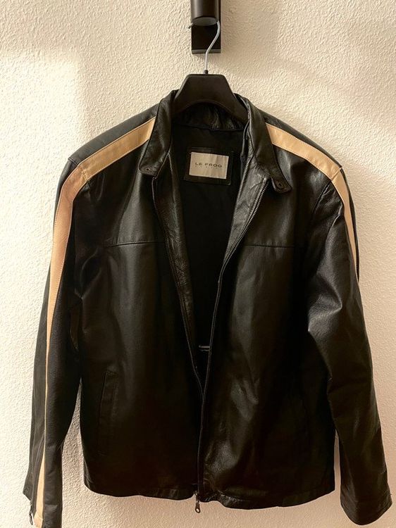 Men leather jacket/ Herren Lederjacke - LE FROG | Kaufen auf Ricardo