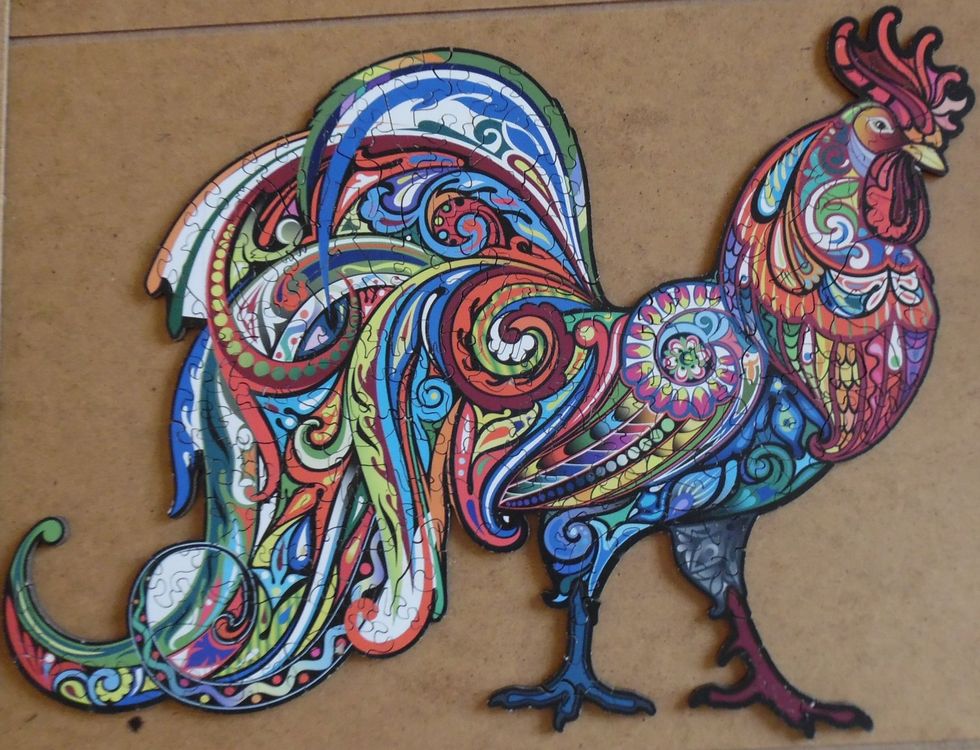 Holz-Puzzle Hahn | Kaufen auf Ricardo