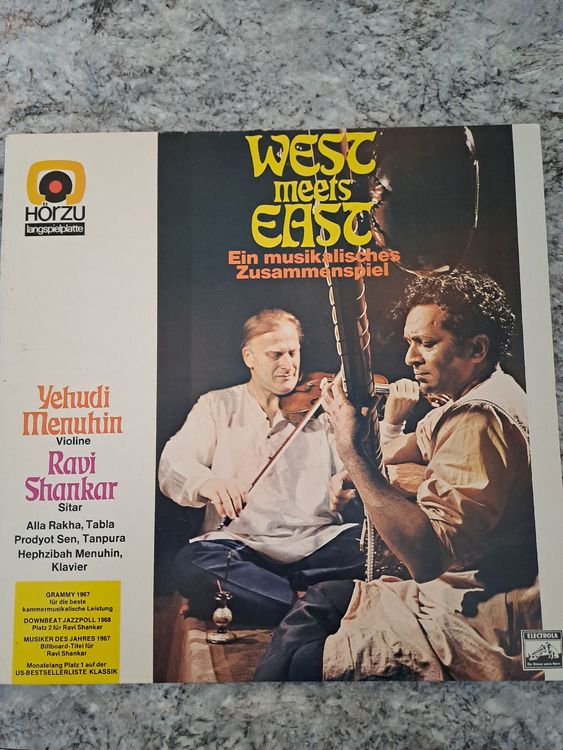 HÖRZU-LP Yehudi Menuhin/Ravi Shankar "WEST meets EAST" Elec (Gebraucht) in Uetendorf für CHF 5 ...