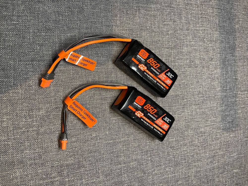 2x 850mAh 3S 11.1V 30C G2 IC2 Smart LiPo Battery (Neu (gemäss Beschreibung)) in Bévilard für CHF ...