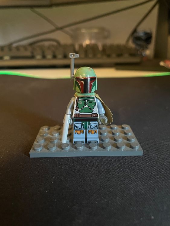 LEGO Star wars Minifigur: Boba Fett - Head beard stubble (Gebraucht) in ...