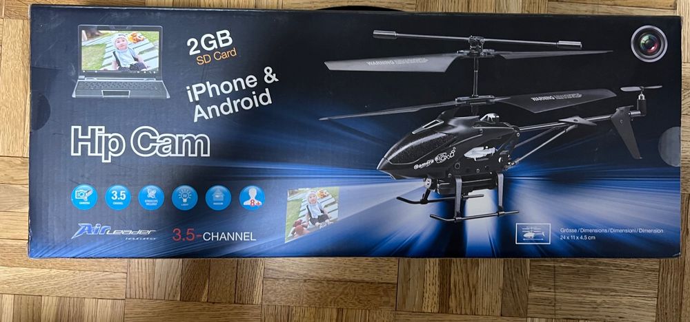 NEU! Hip Cam Helicopter mit 2GB SD Card (Neu und originalverpackt) in ...