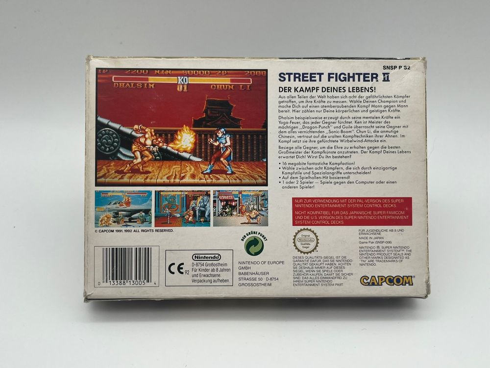 Street Fighter 2 / II OVP SNES Deutsch Nintendo (Gebraucht) in Basel für CHF 75 – mit Lieferung ...