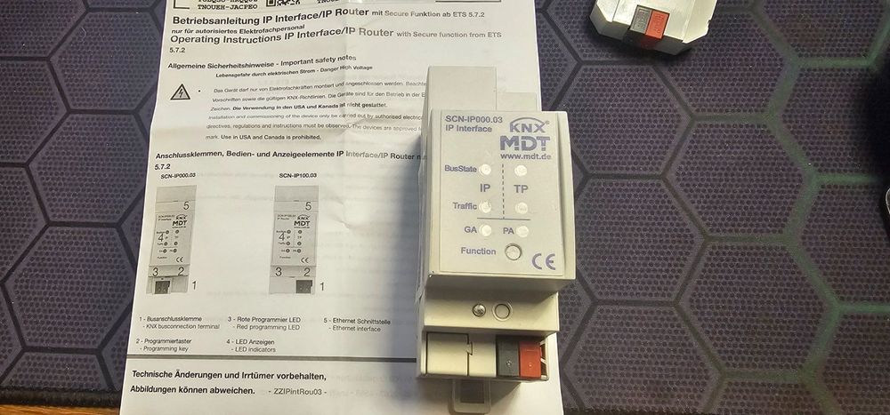 MDT IP Interface KNX SCN-IP000.03 und Tasterinterface (Gebraucht) in ...