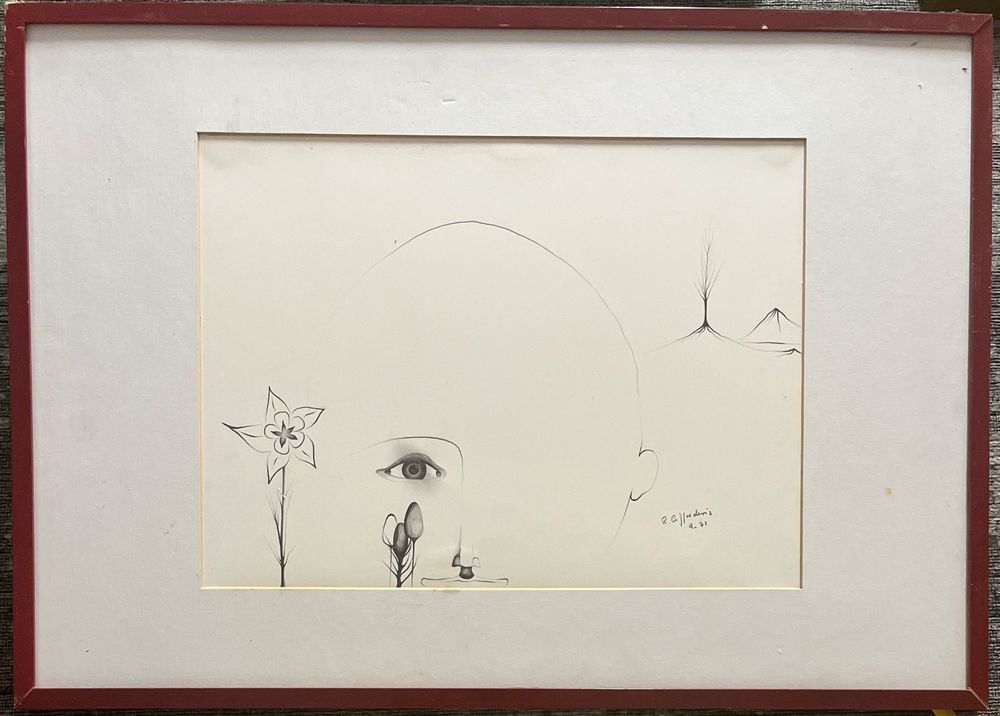 70. er Jahre Intressante Zeichnung, Unl. Sig. (Gebraucht) in Root für CHF 19 – mit Lieferung auf ...