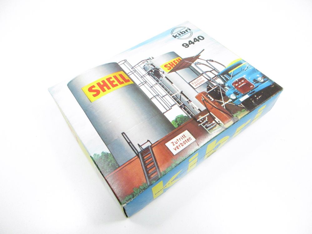 Kibri H0 9440 SHELL Tanklager / Heizöllager (Neu und originalverpackt ...