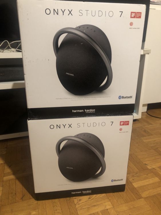 2 Neue Harman Kardon Studio Onyx 7 Bluetooth Lautsprecher | Kaufen auf Ricardo