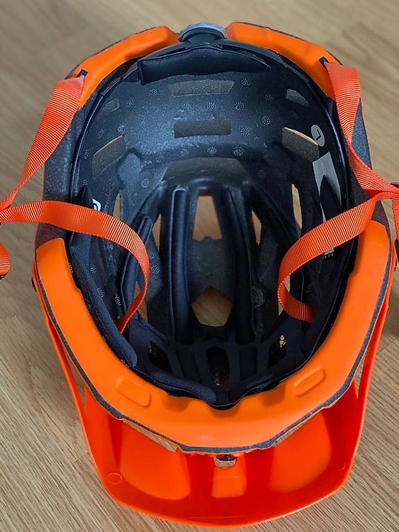 Velo Fahrrad Helm Mountain Bike Orange in Gr. L 58-61cm, Neu (Neu und ...