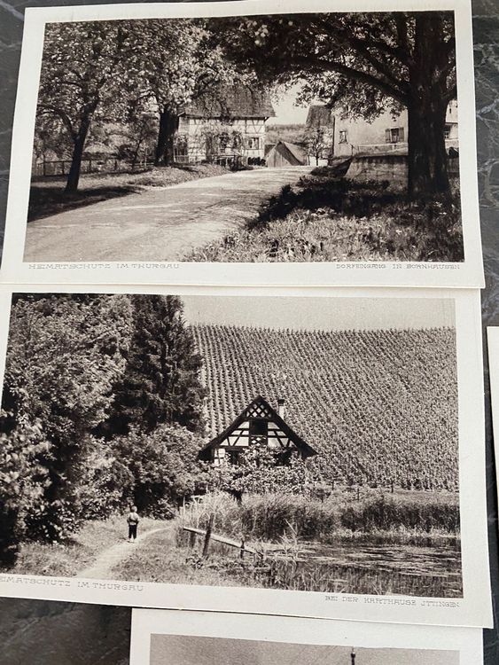 Uralte Fotokarten im Kupferdruck „Heimatschutz im Thurgau“ | Kaufen auf Ricardo