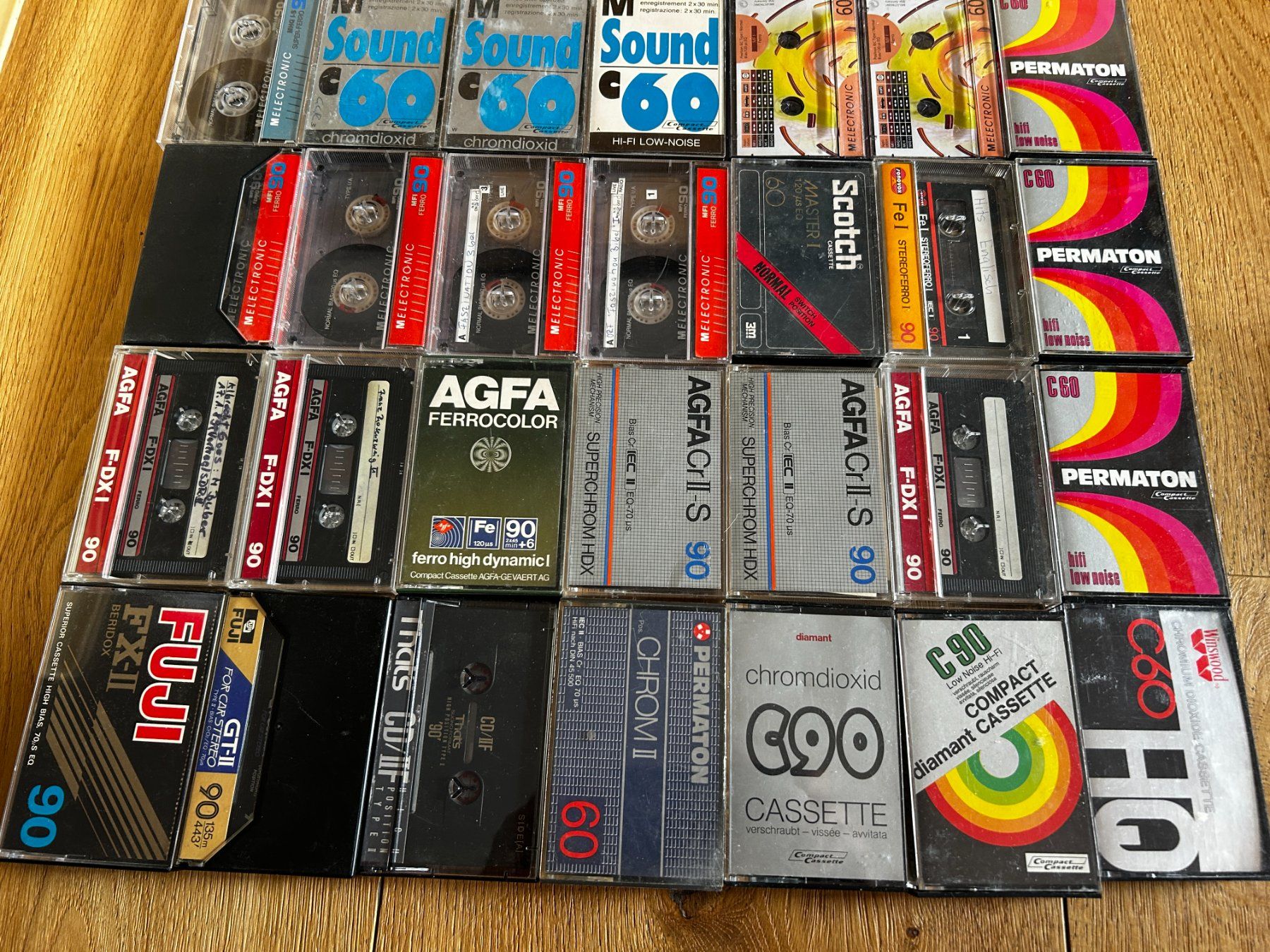 Kassetten K7 Diverse, 35 MC, Fuji, AGFA, M, etc. teils selte (Gebraucht ...