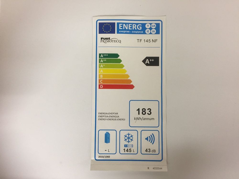 Fust Primotecq TF 145 NF, Tiefkühler (Gebraucht) in Zürich für CHF 250 ...