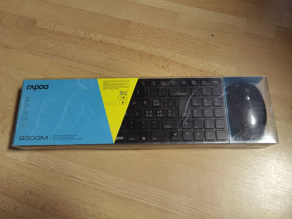 rapoo 9300M Set - schwarz - Maus und Tastatur | Kaufen auf Ricardo