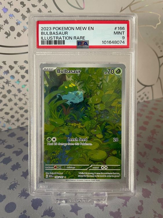 Bulbasaur Alt Art - Pokemon 151 PSA 9 (Neu (gemäss Beschreibung)) in ...
