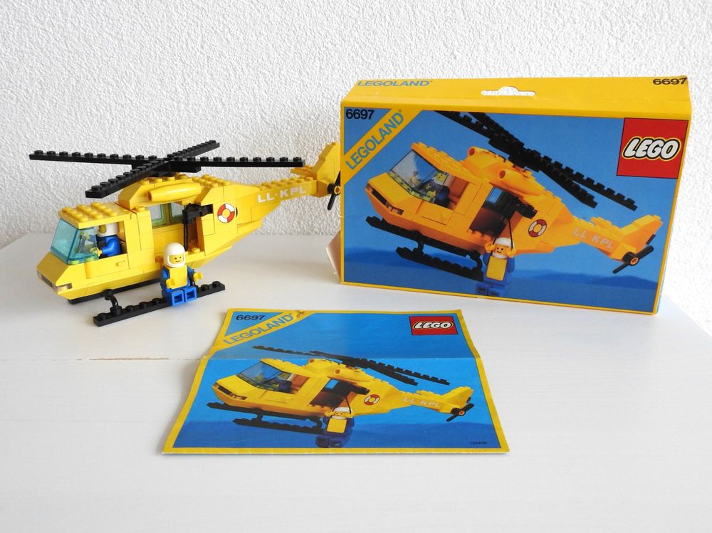 Lego 6697 Rescue-I Helicopter, mit OVP + Bauanleitung (Gebraucht) in ...
