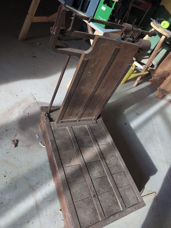 Antik Sackwaage Waage Holz & Eisen Ferdinand Rüesch St. (Gebraucht) in ...