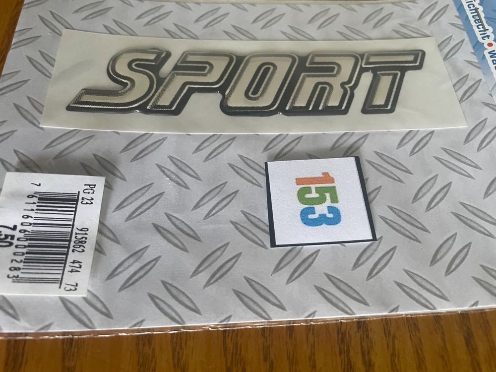Autocollant « SPORT » Chromé - Auto Moto Vélo Sports | Kaufen auf Ricardo