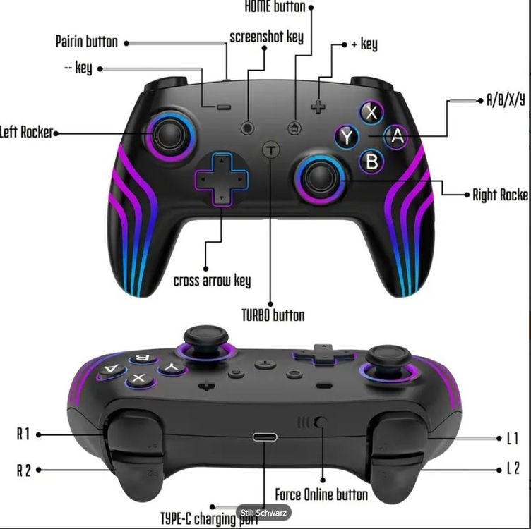 Wireless RGB-Controller für Switch (Neu und originalverpackt) in Nidau ...