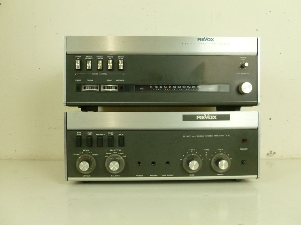 Revox A78 und A76 (Gebraucht) in Fahrweid für CHF 125 – mit Lieferung auf Ricardo kaufen