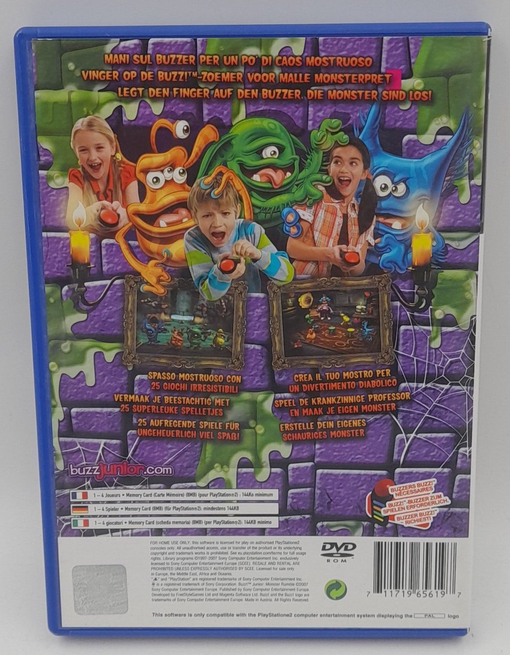Buzz! Junior Monster Rumble (PS2, PAL) – Complet – Très bon (D'occasion ...