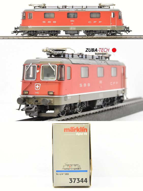 Märklin 37344 E-Lok Re 4/4 II SBB H0 WS Digital mit OVP (Gebraucht) in ...